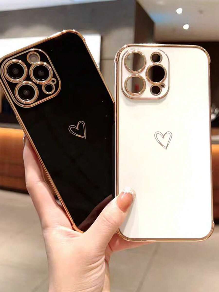 Luxurious European And American Style Simple Solid Color Heart Shaped ...