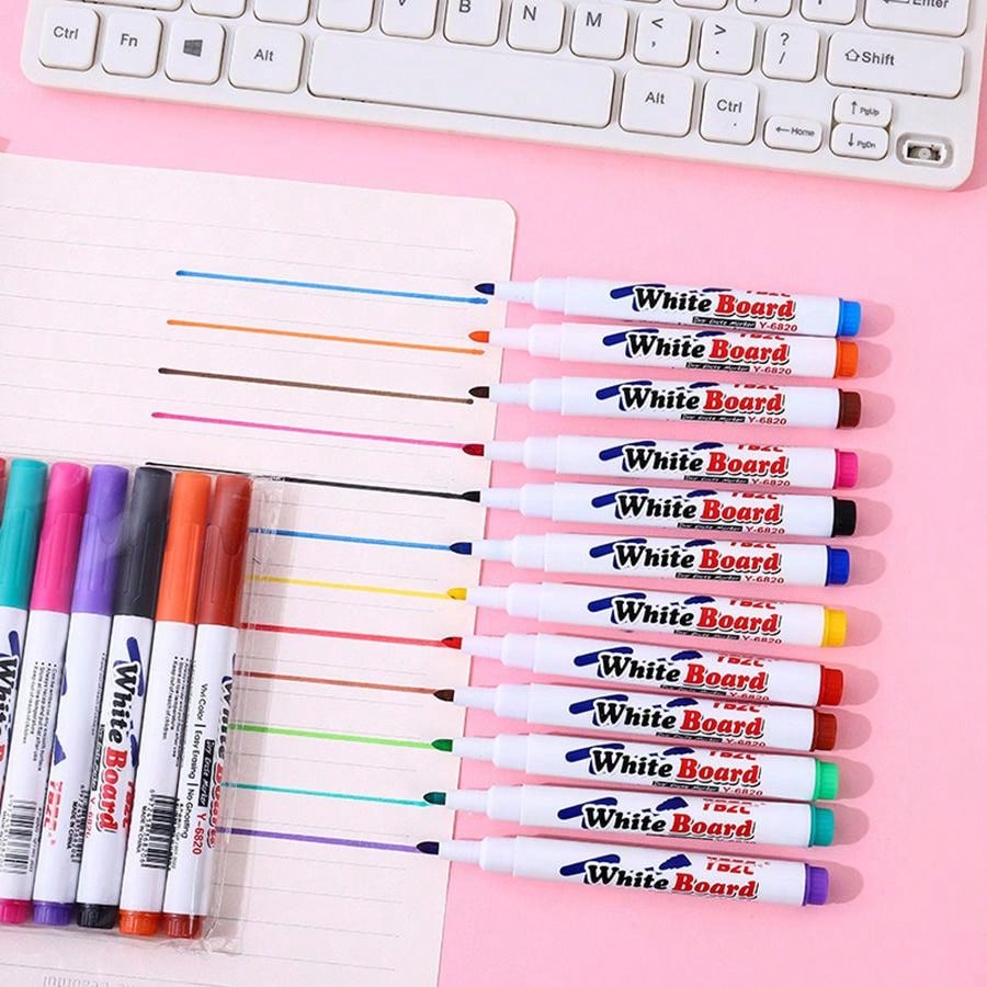 12pcs Magic Water Drawing Pens For Kids, Colorful Floating Pens That ...