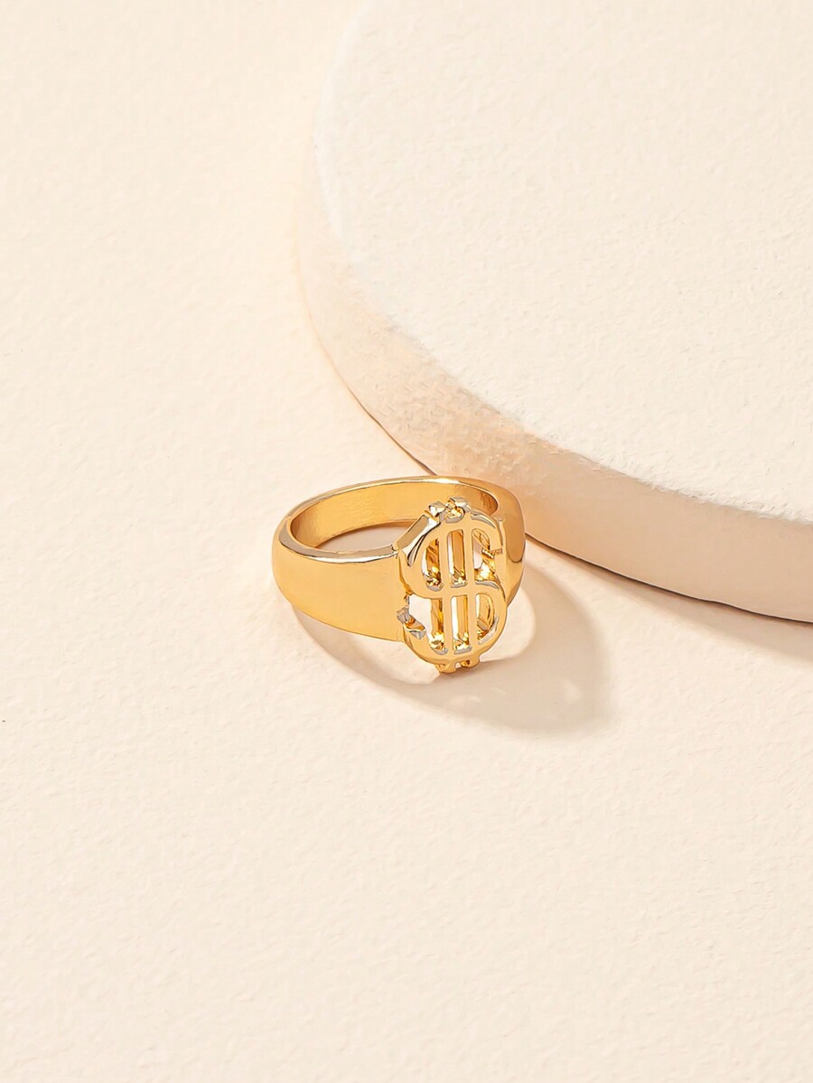 One Dollar Sign Uncommon Design Personality Trendy Ring For Women ...