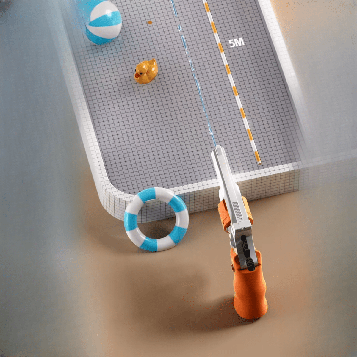 1pc 2024 New Creative Revolver Water Gun Toy, Cool Off In Summer With ...