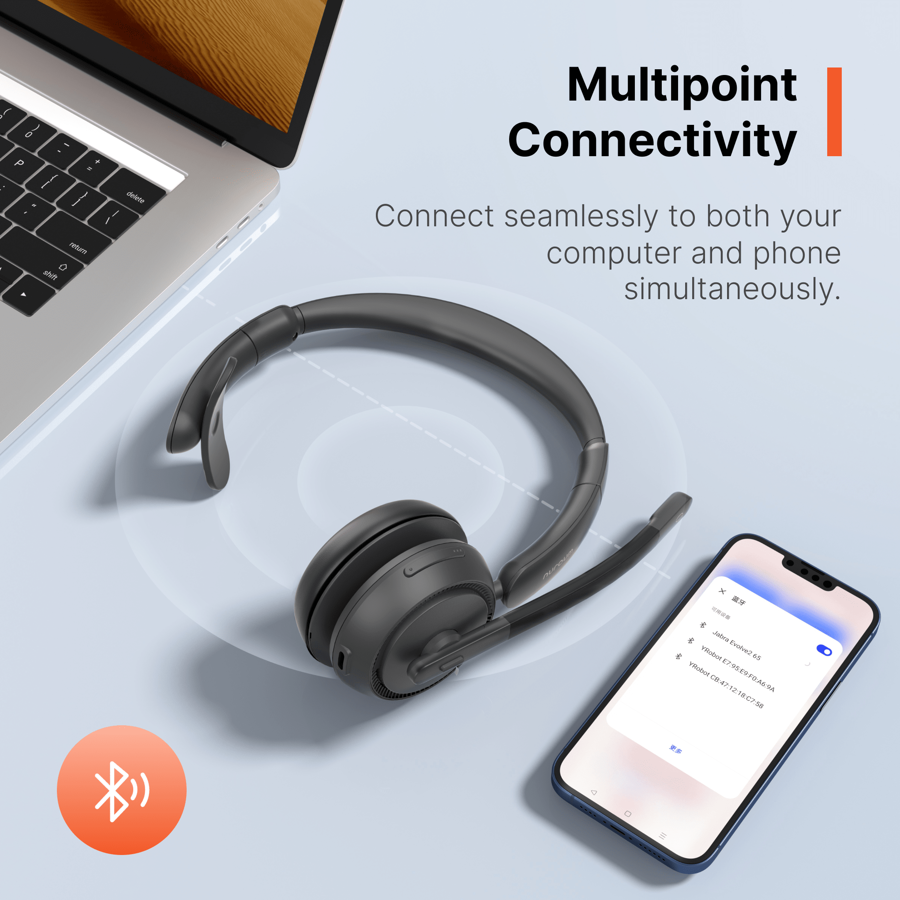Nuroum HP31-S Wireless Bluetooth ENC Technology AI Noise Cancelling ...