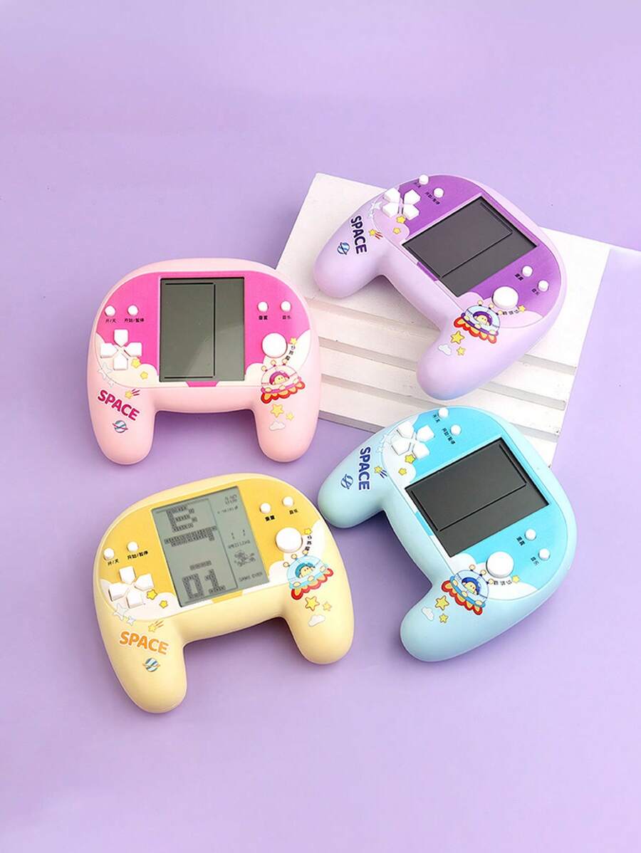 1pc Handheld Game Console Toy, Classic Nostalgic Russian Block Game ...