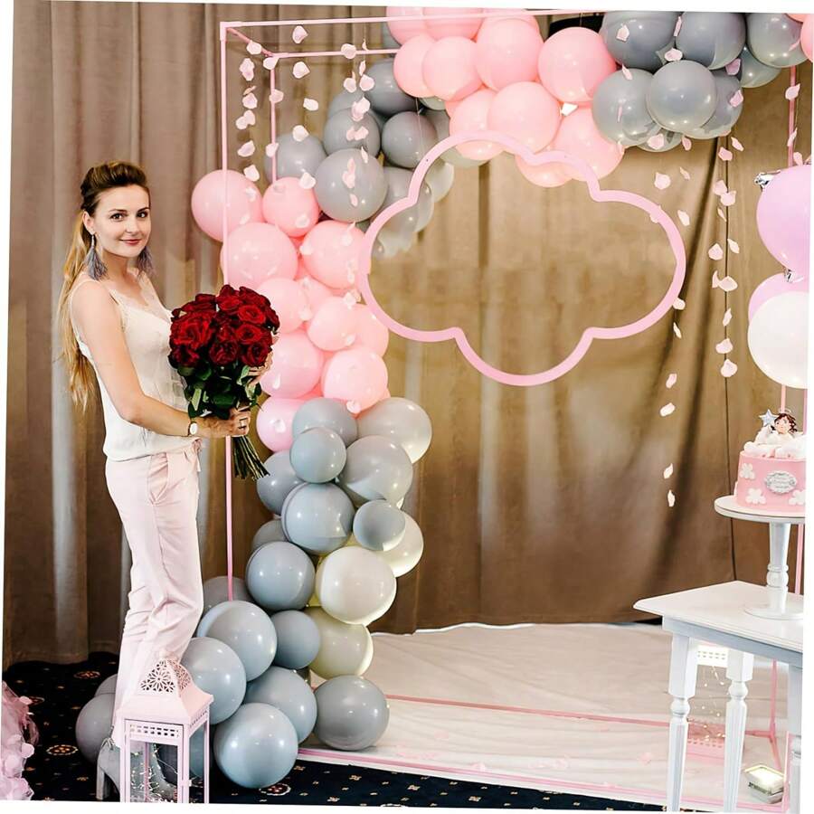 50pcs Party Balloon Buckle, Balloon Joint Clip, Balloon Knotting Ring ...