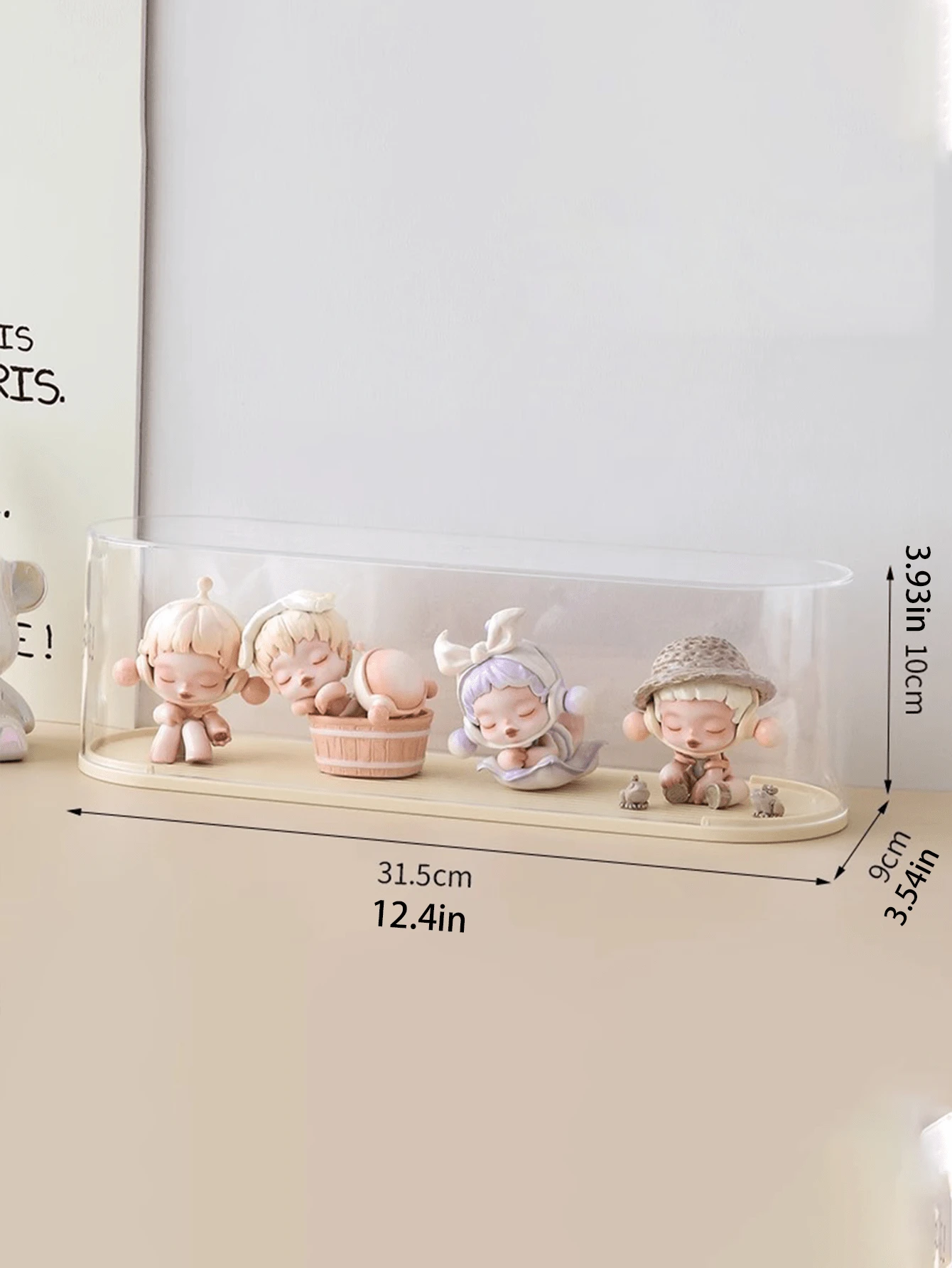 1pc Blind Box Storage Display Shelf, Clear Acrylic Doll Figure ...