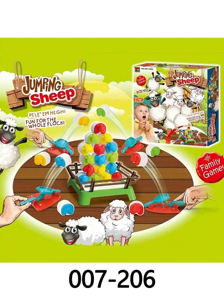 1 Set Of Games Quick Tongue Ring Maze Game Jumping Sheep Game Catching ...