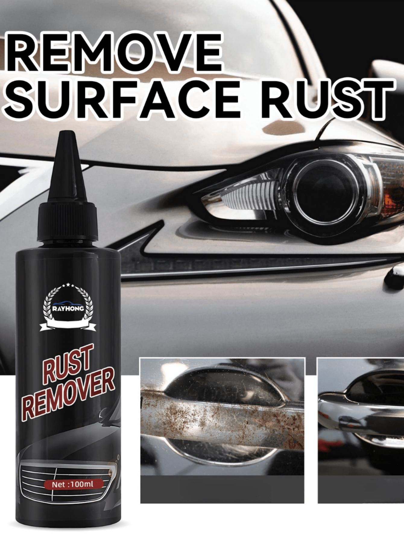 Rayhong Rust Remover, Multi-Purpose Metal Polishing And Refurbishing ...