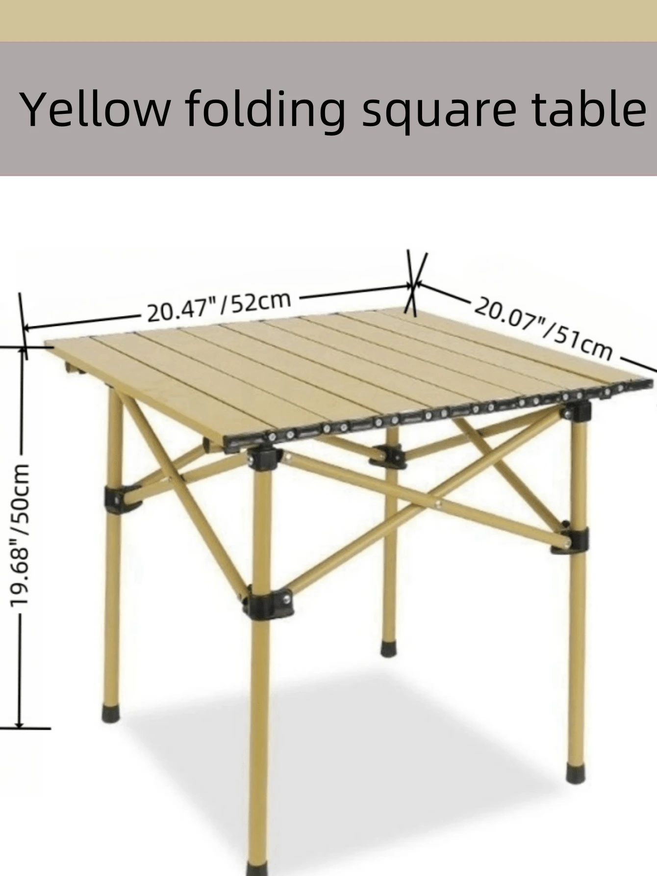 Outdoor Camping Folding Table Portable Chicken Rolls Table Camping ...