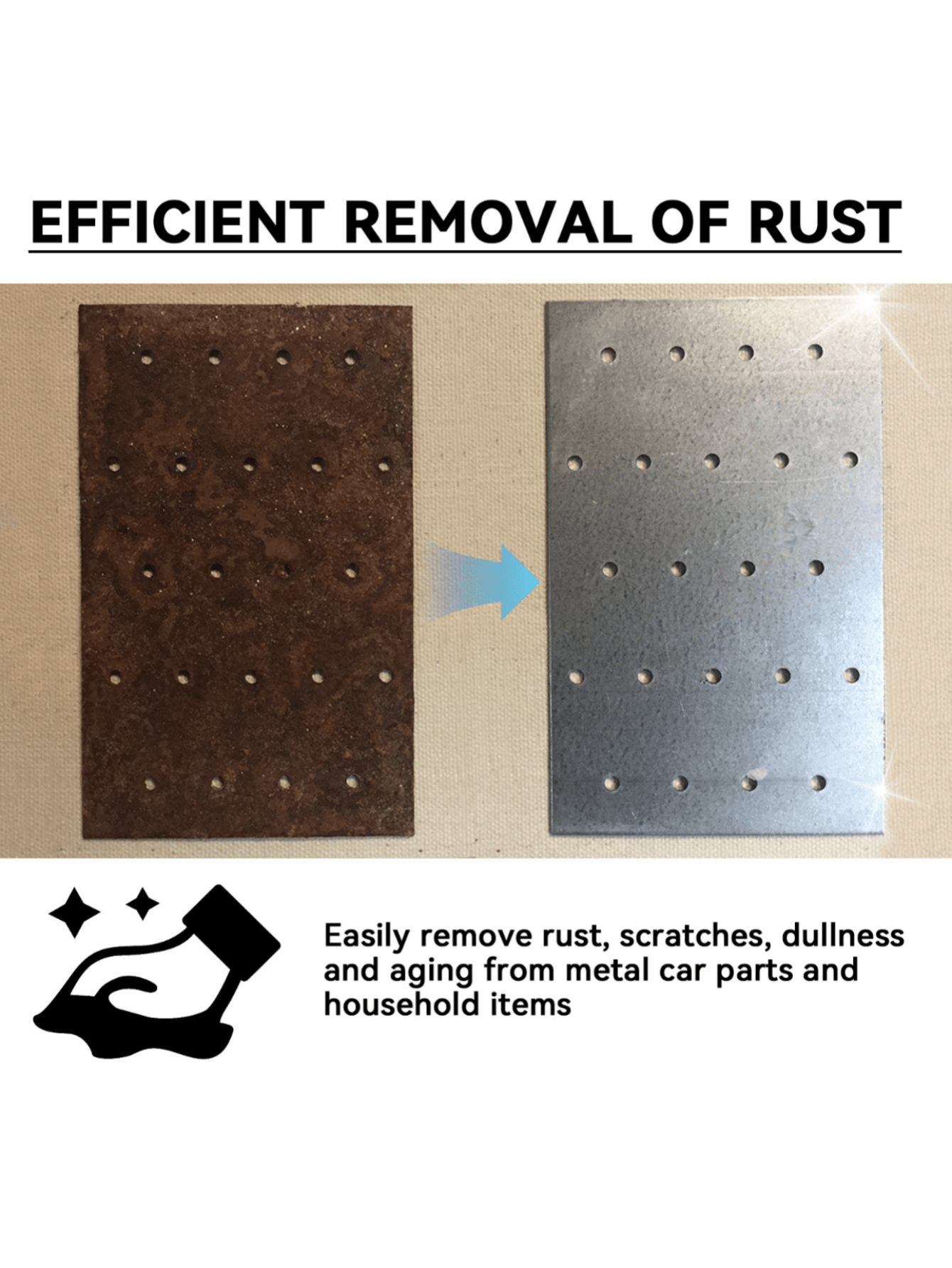 Rayhong Rust Remover, Multi-Purpose Metal Polishing And Refurbishing ...