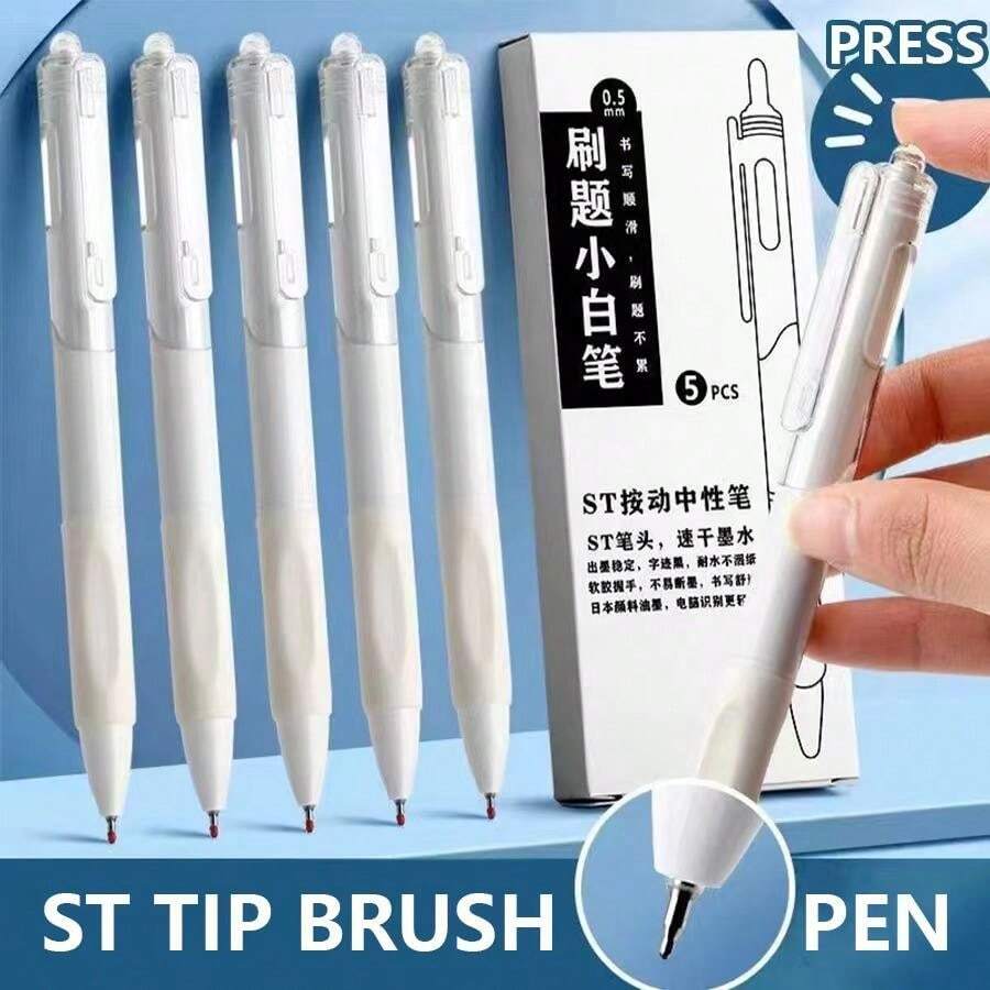 St Brush Pen Mit Glattem Klickmechanismus, Kugelschreiber Mit Schlankem Design Und Einer ...
