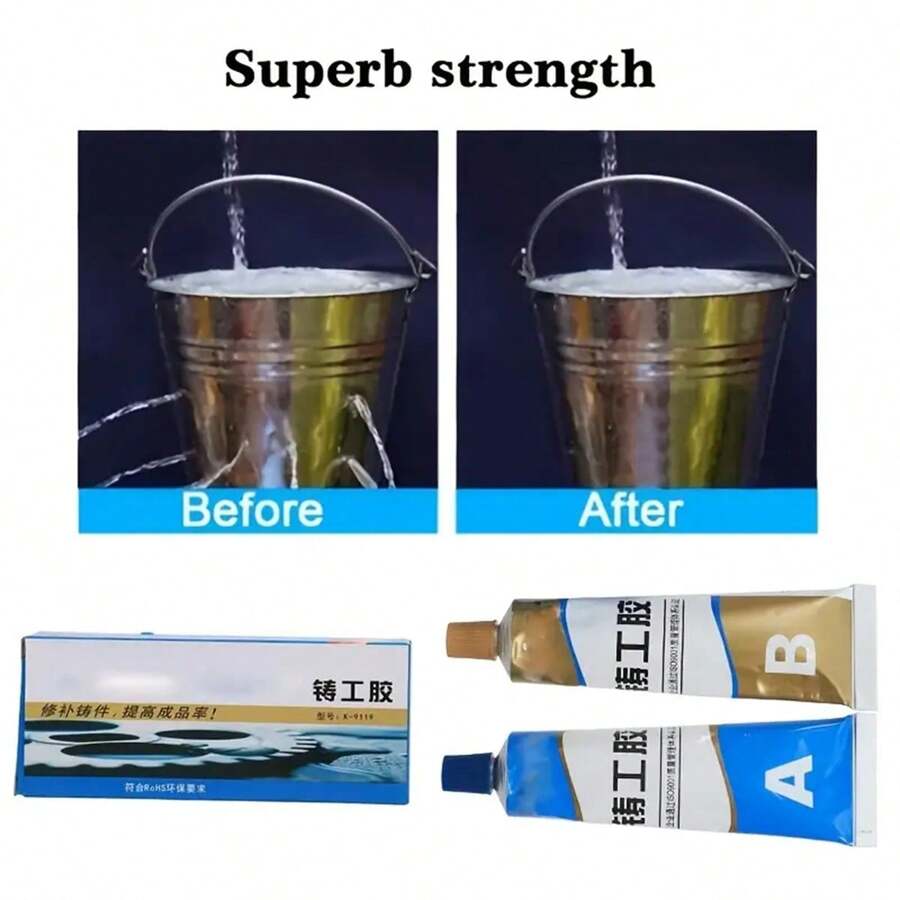 1 stuk 3.53oz A + B Metaal Herstellen Zelfklevend Super Lijm Ijzer ...