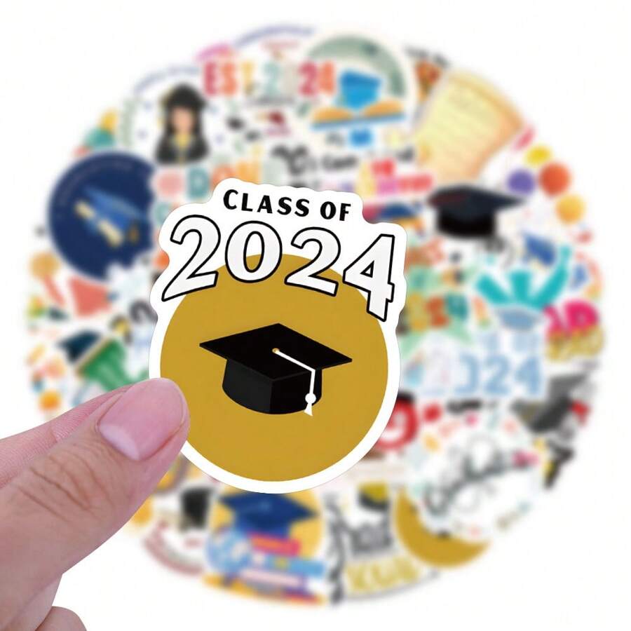 60PCS Graduation Decorations Graduation Gifts Graduation Stickers 2024 ...