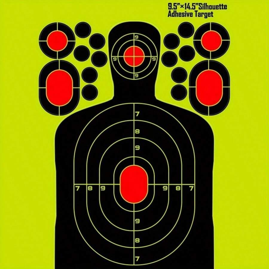 Shooting Targets, Splatter Reactive Targets 5 & 10 Pack Silhouette ...