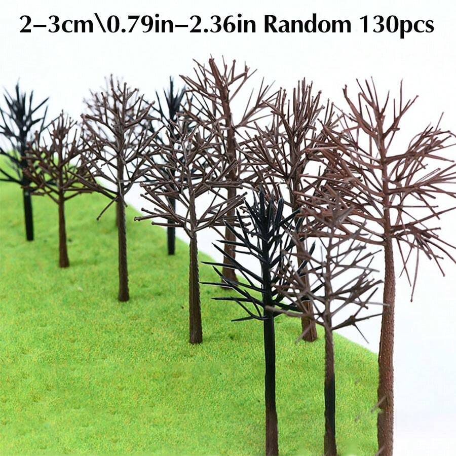 Various Sizes Miniature Model Trees Mini Diorama Trees Mixed Model