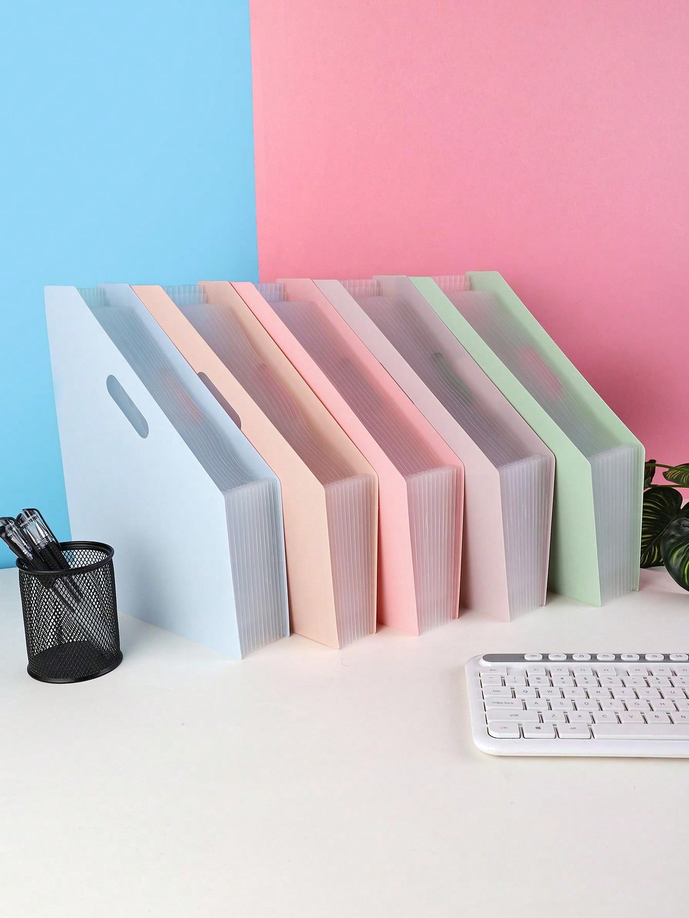 1pc Standing Vertical Accordion Style Folder Organizer, Multi-Layer ...