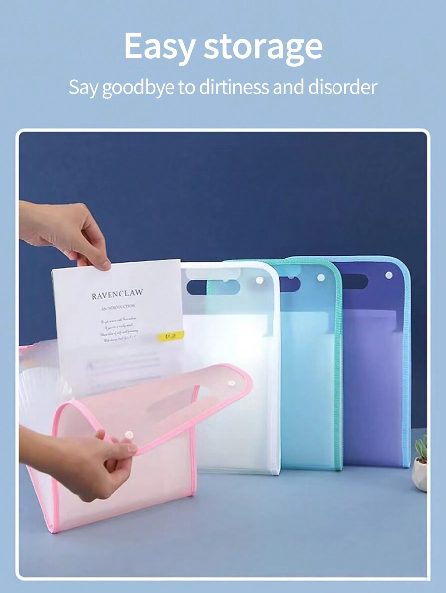 13-Layer Handheld Exam Paper Holder Expanding File Folder With High-End ...