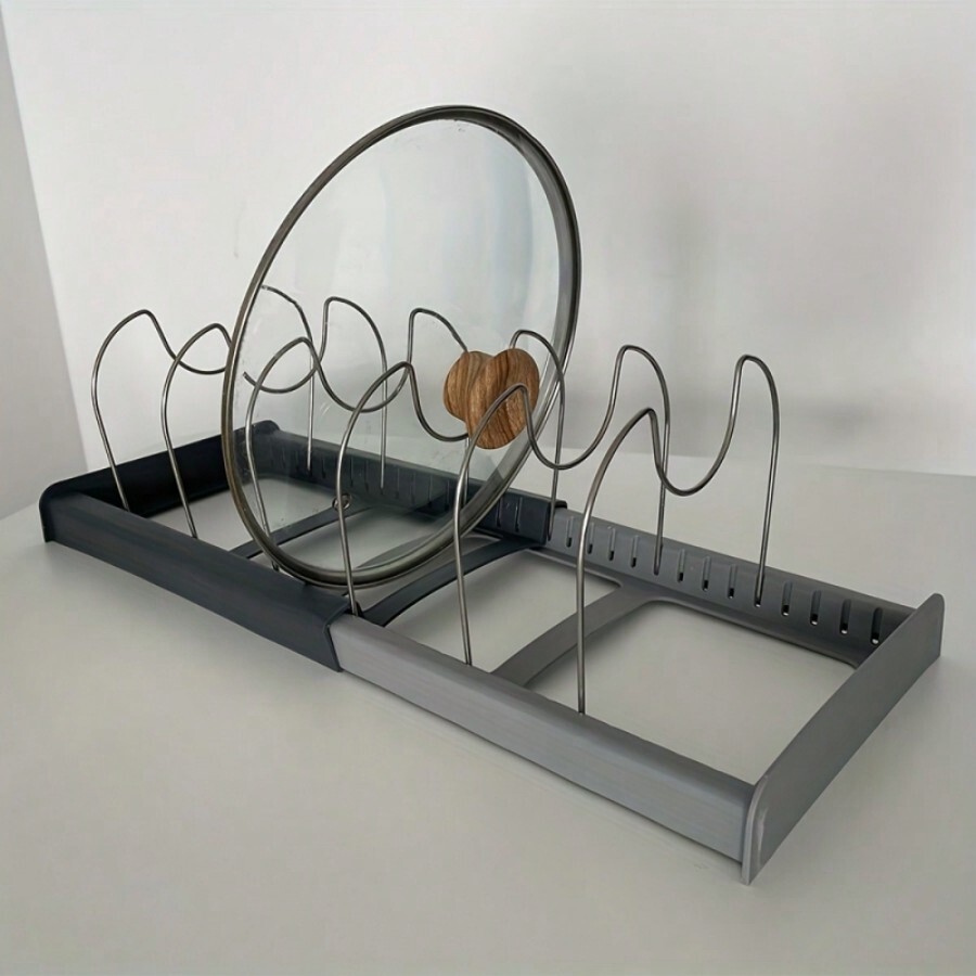 Multi-Layer Countertop Stainless Steel Extendable & Adjustable Pot Lid ...