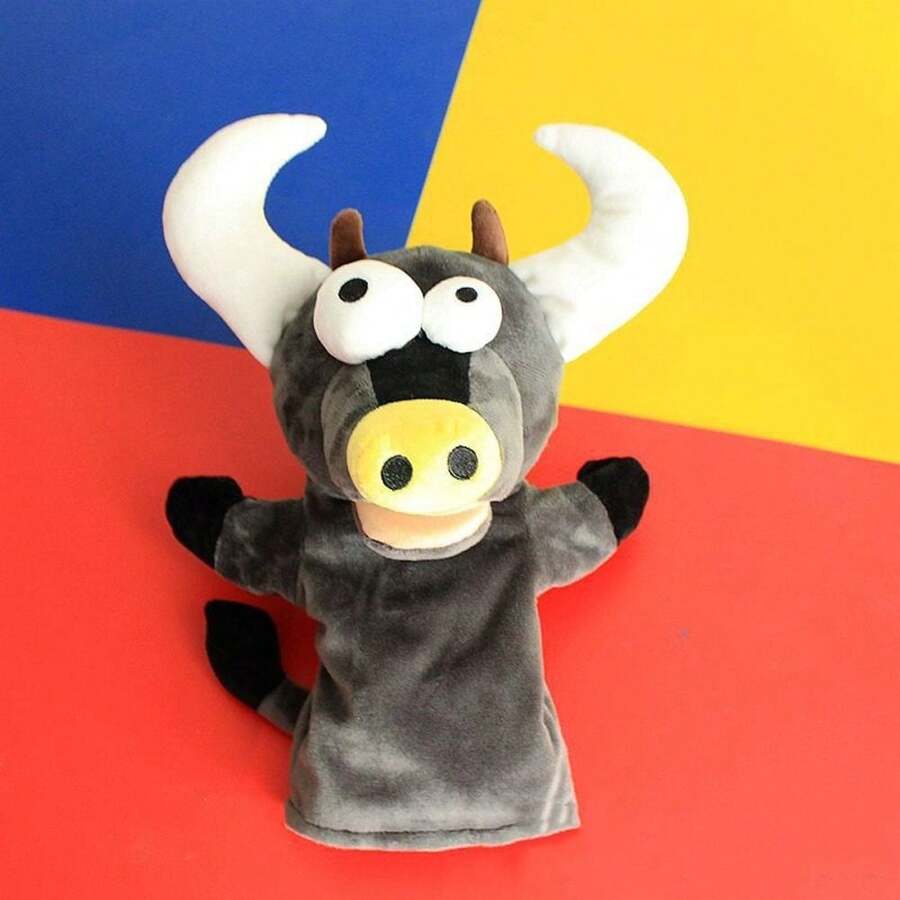 Animal Hand Finger Puppet Plushed Doll Toys Bear Shark Simulator Soft ...