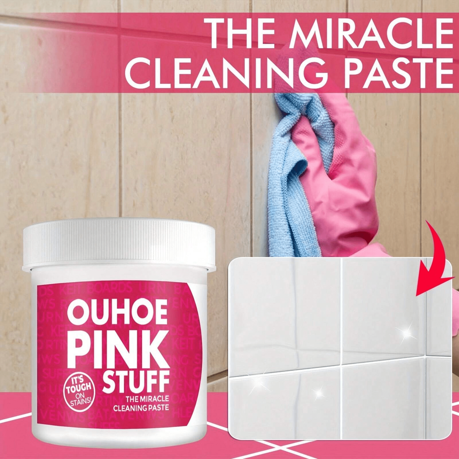 Multi-Purpose Cleaning Paste For Home, Mildly Removes Heavy Oil Stains ...