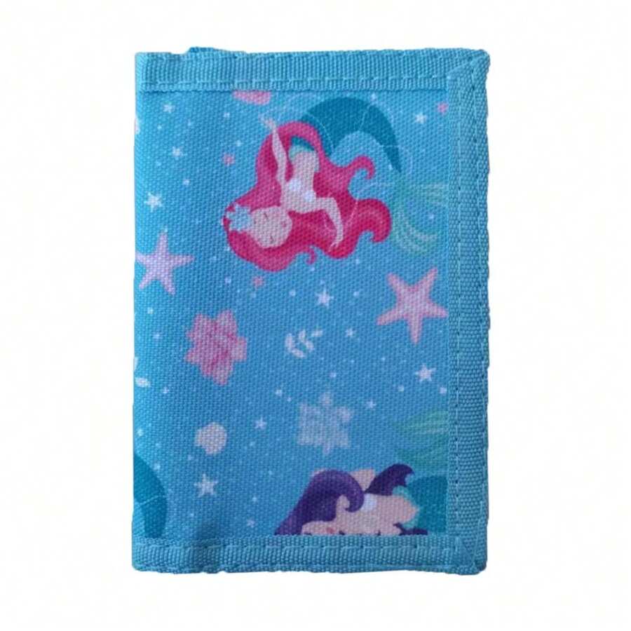 1pc Kid Wallets For Girls Unicorn Ages Trifold Wallets With Sticker And ...