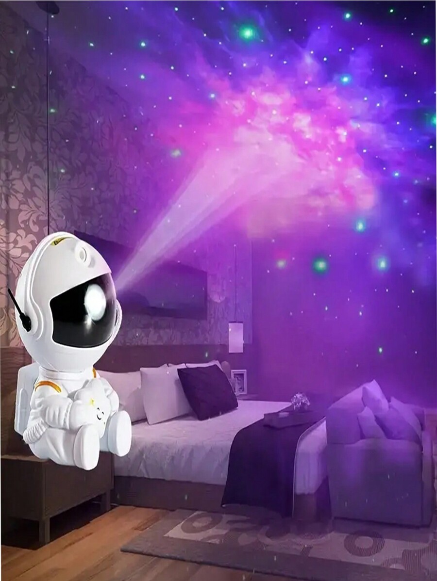 1pc Compacto e Bonito Astronauta LED Luz, Espaço Nebulosa Controle ...