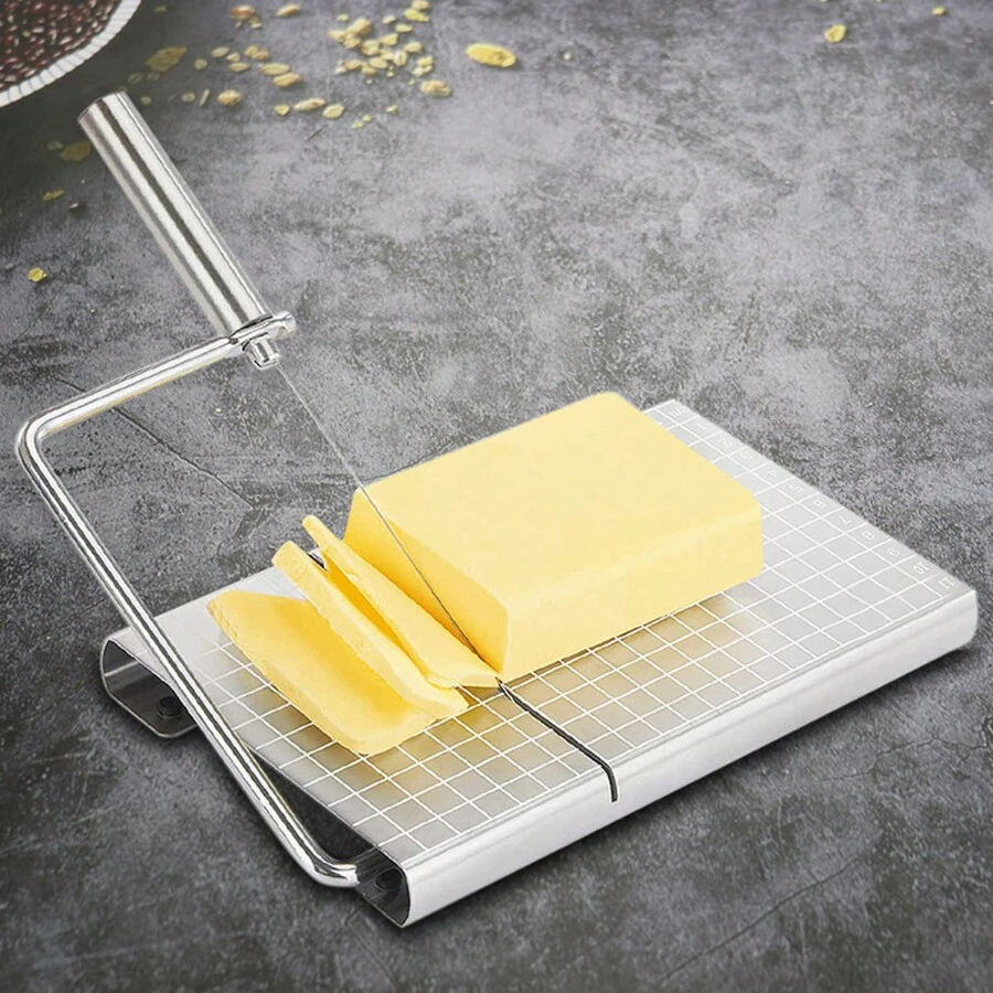 Stainless Steel Cheese Slicer Ham Cheese Cutter Cheese Divider Kitchen ...