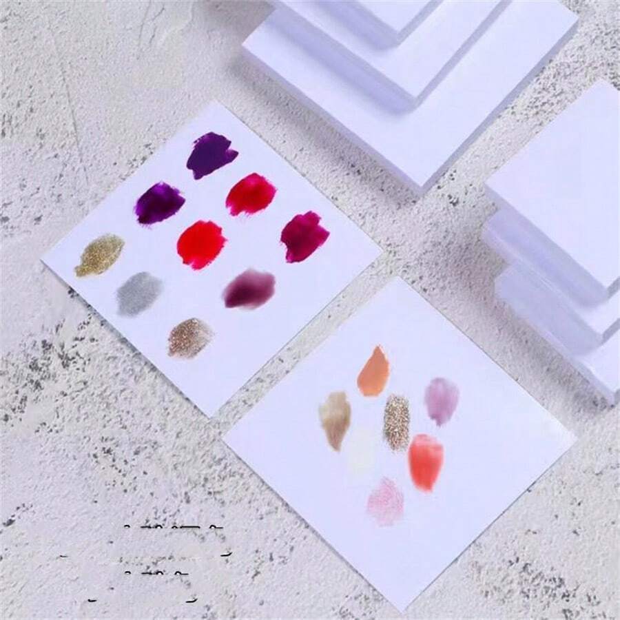 120pcs Disposable Multi-Purpose Double-Sided Color Mixing Paper ...