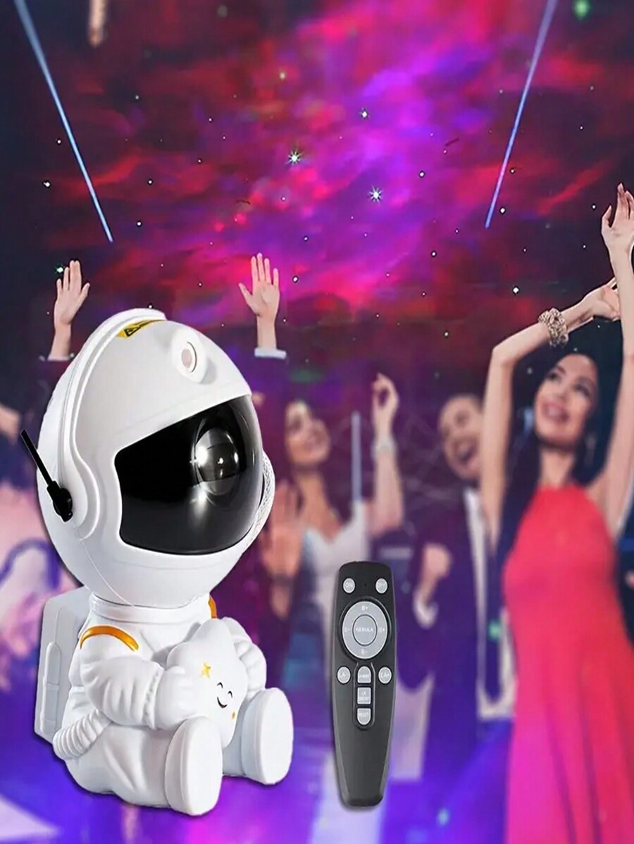 1pc Compacto e Bonito Astronauta LED Luz, Espaço Nebulosa Controle ...