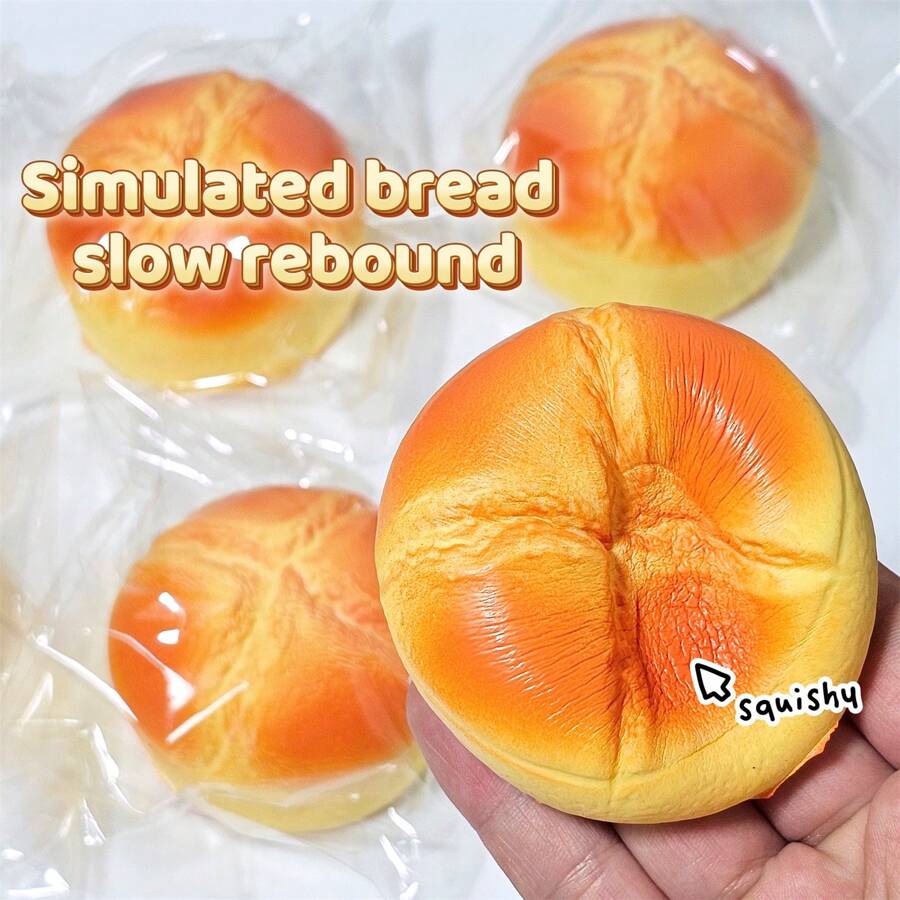 Super Soft Mini Simulated Bread Stress Relief Toy For Children, Safe ...