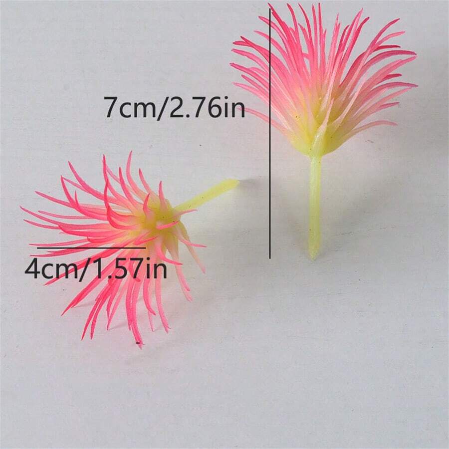 1pc Pine Cone Shaped Red-Tone Faux Plant With Flocking Texture ...