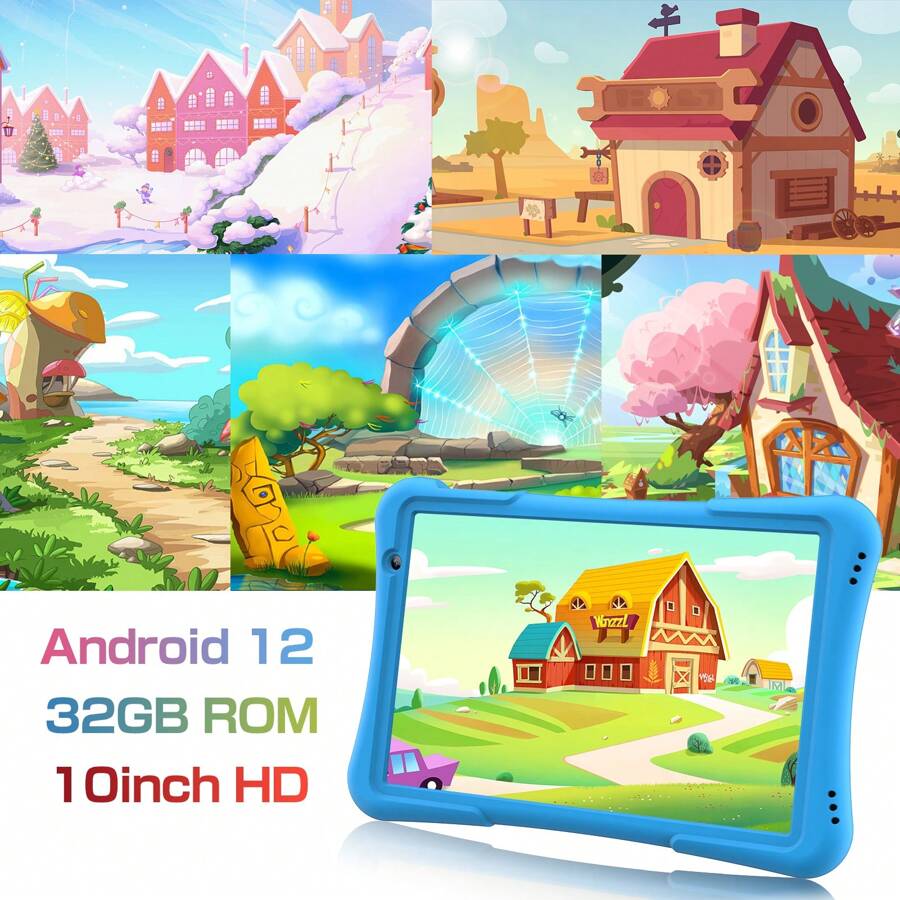 PRITOM Tablet infantil PRITOM de 10 polegadas, tablet Android 12, 2 GB ...