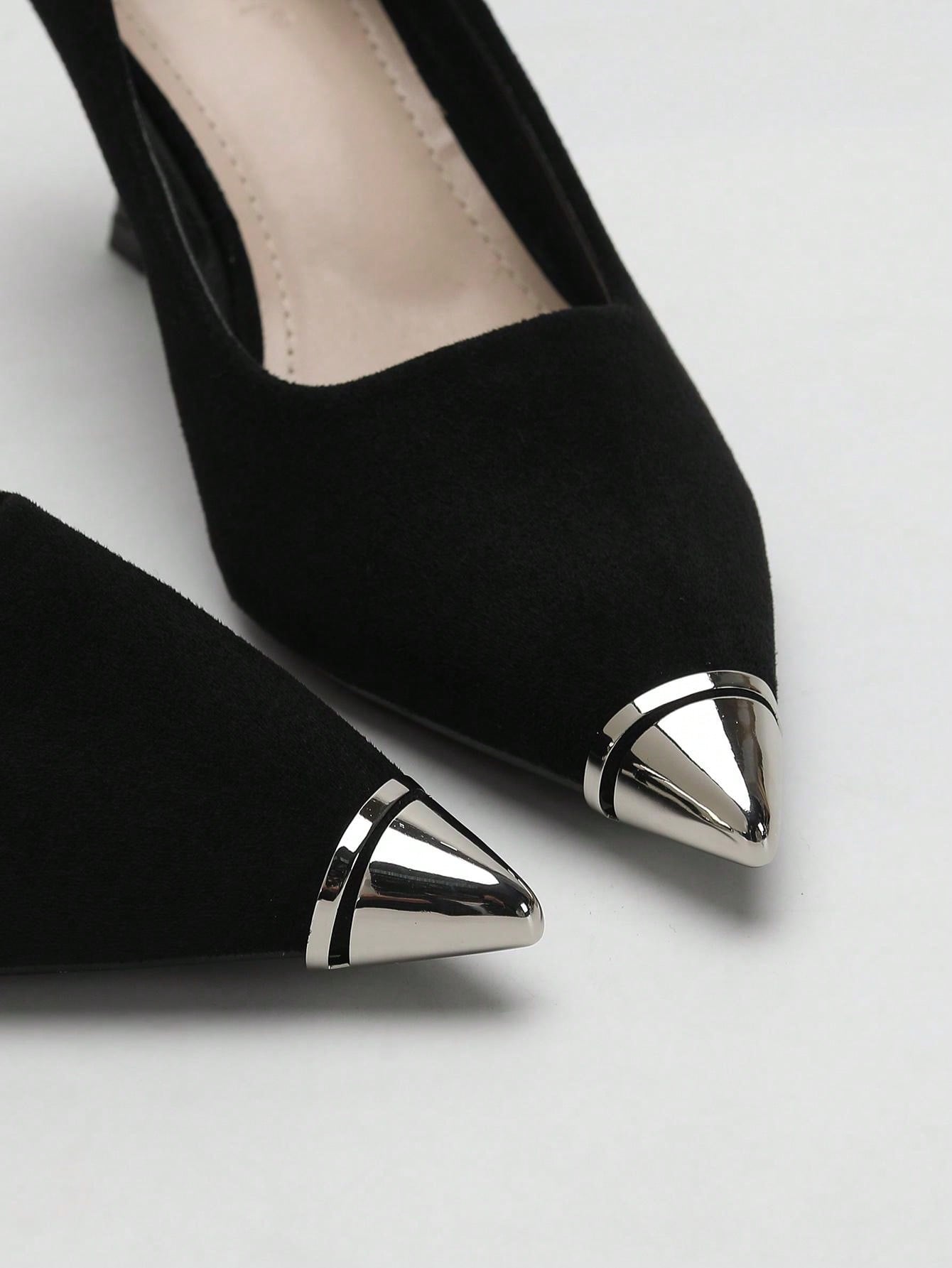 Women's Toe Caps For Pointed Shoes, Detachable Metal Shoe Cap, Anti ...