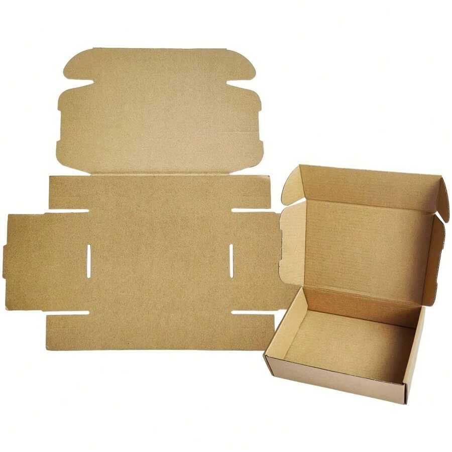 10/20pcs 5.1x3.2x1 Inch Small Mailer Shipping Boxes Packing Box ...