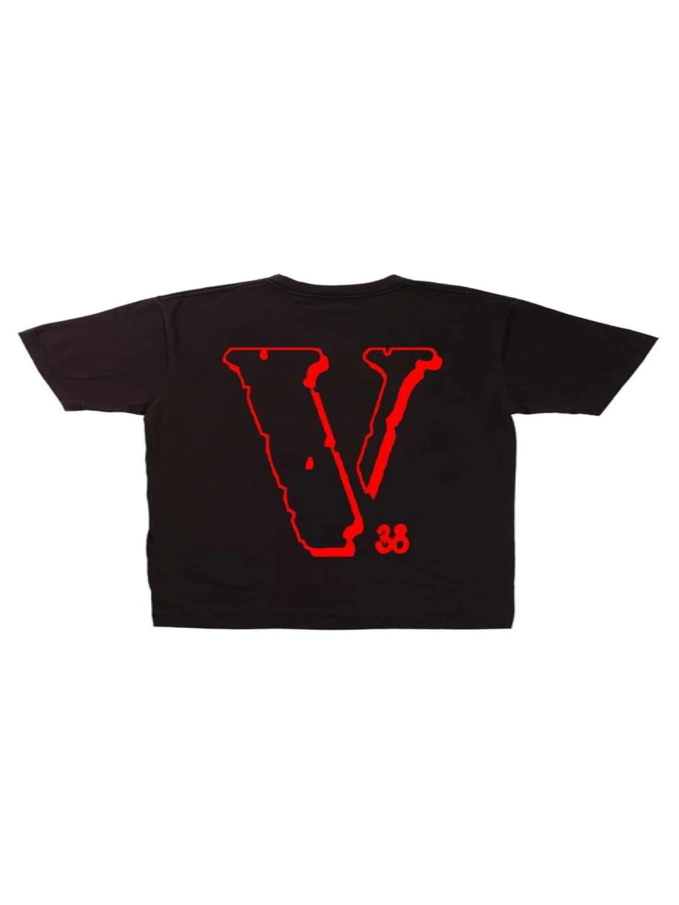 Vlone Youngboy Top T-Shirt - Black | SHEIN USA