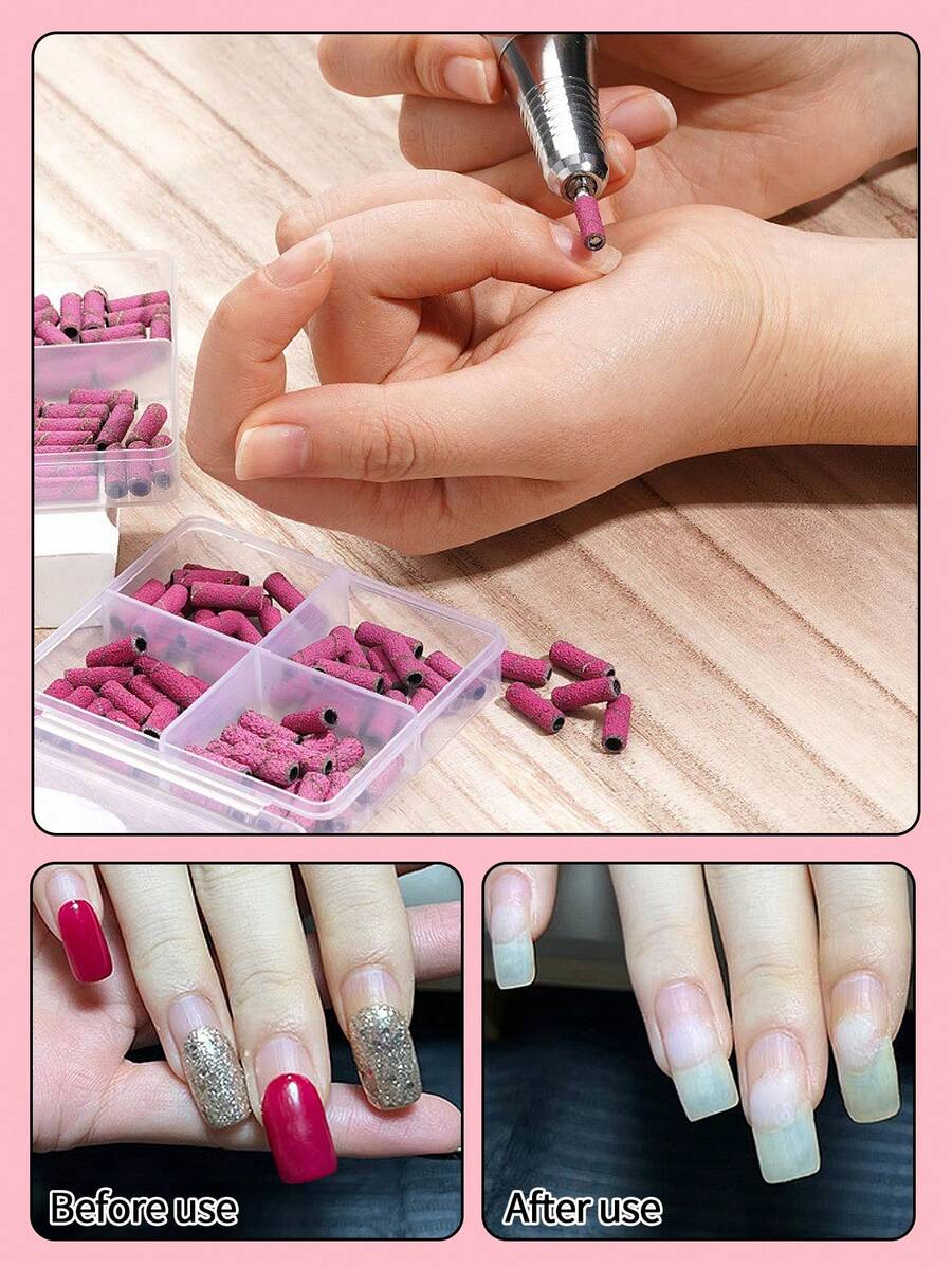 Mini Size Nail Sanding Band Kit With Bearing, Including 60pcs 3mm ...