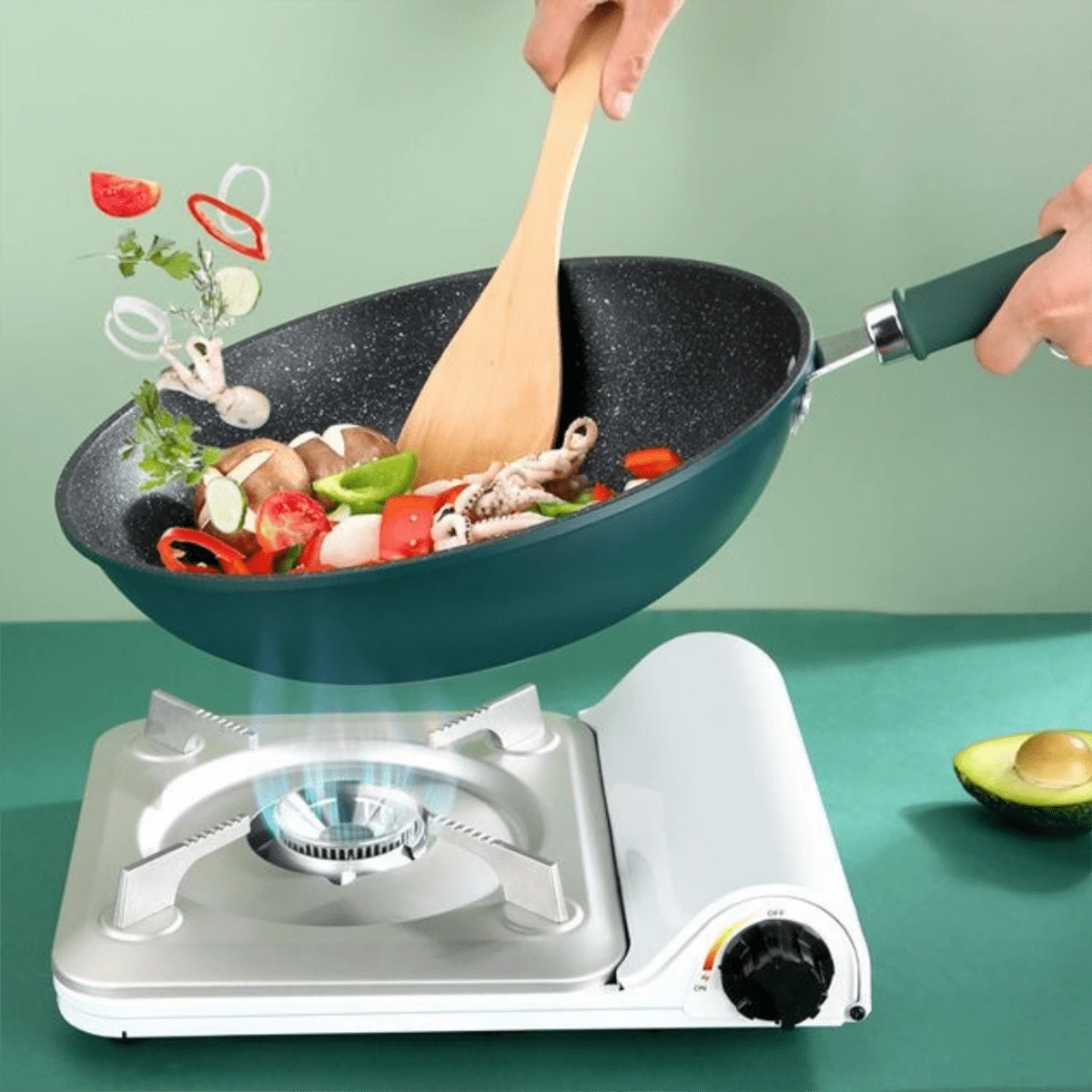 Maifan Stone Non-Stick Frying Pan For Home Use, Suitable For Low-Oil ...