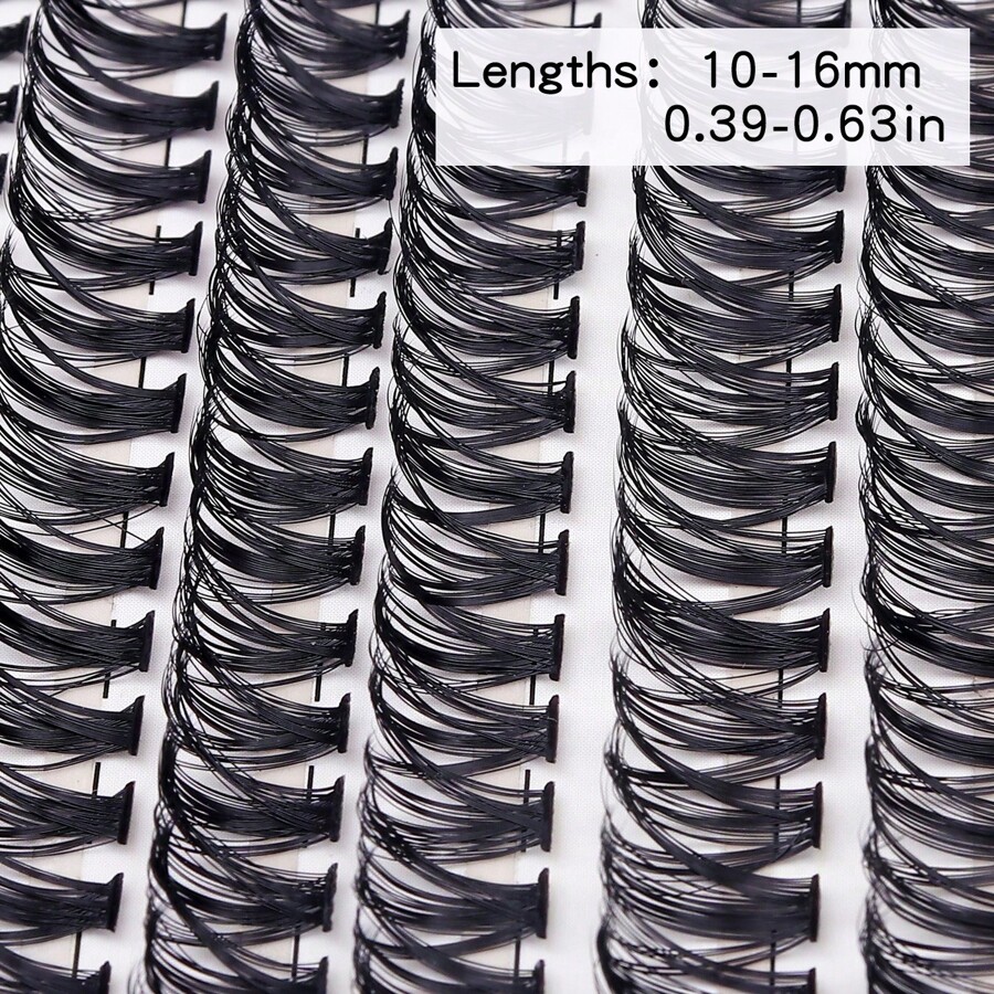 Huicop Lash Clusters Cluster Lashes 200 PCS Individual Lashes Two ...