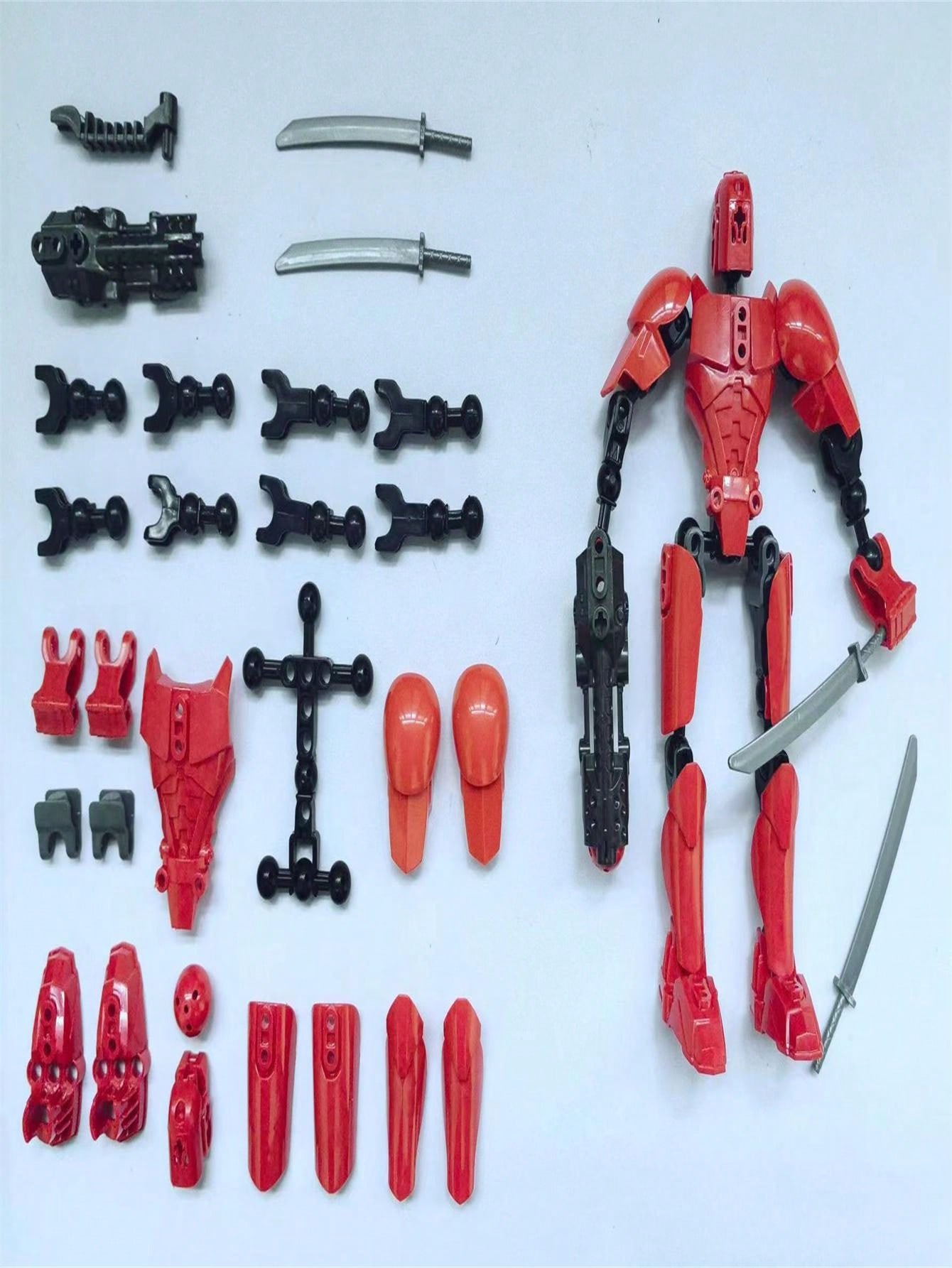 Multi-Joint Movable Doll Hand Assembled Building Blocks Human Toy ...