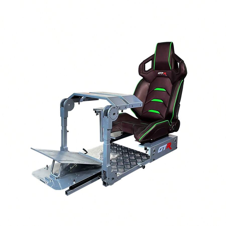 GTR Simulator GTA-Pro Racing Simulator Cockpit Silver Home Workstation ...