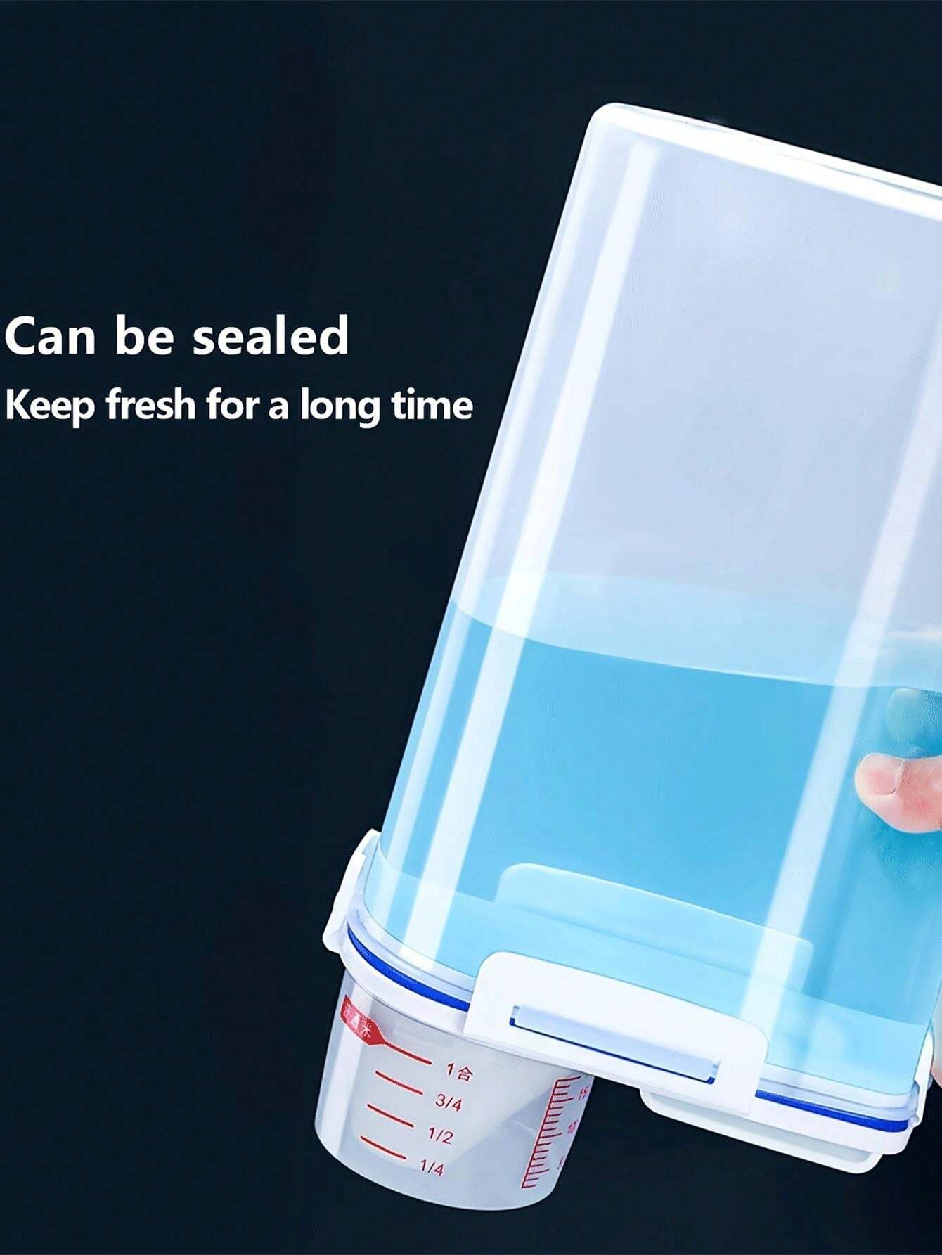 1PC Whole Grains Storage Container, Grain Food Dispenser Container With ...