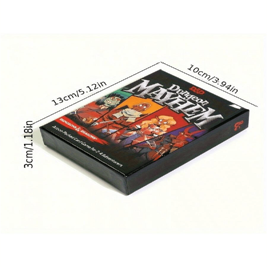 Dungeon Mayhem Card Game, 2-4 Players, 120 Cards Board Game, Perfect Party Game For Friends And ...
