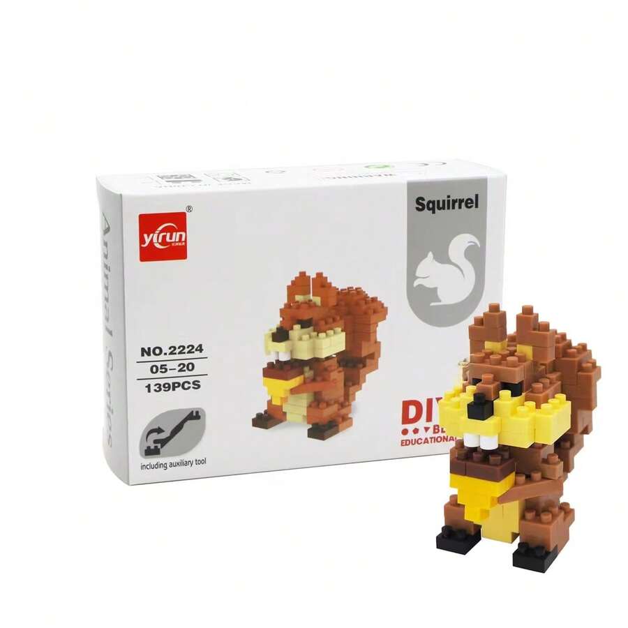 Introductory Micro-Particle Building Blocks, Cute Miniature Animal ...