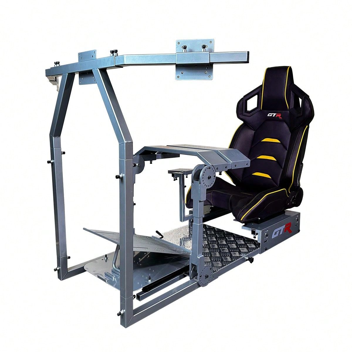 GTR Simulator GTA-Pro Racing Simulator Cockpit Silver Home Workstation ...