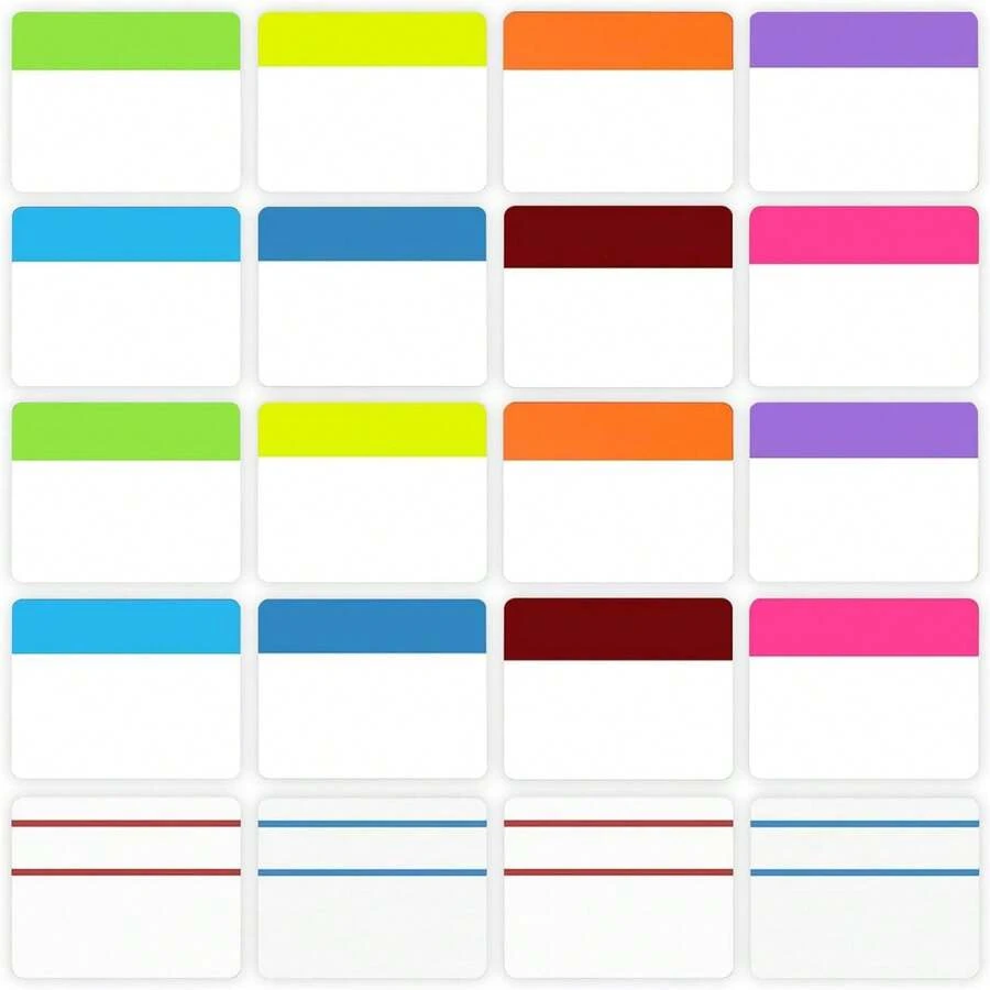 2Set Mini Transparent Sticky Notes, Waterproof Medium & Small Size ...