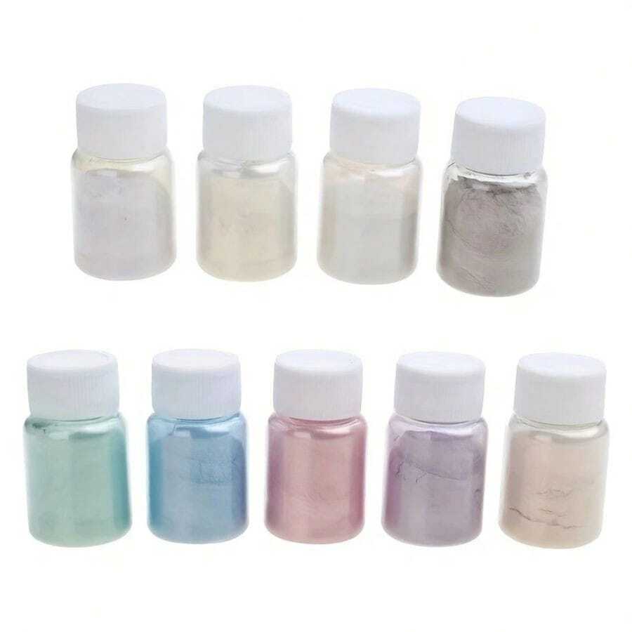 9 Colors Mica Powder Pigment Epoxy Resin Dye Natural Powder Pigments ...