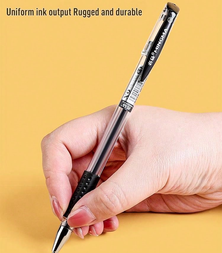 Gel Pen, Water Pen Black And Red Pen, 0.5mm Ballpoint Pen For Students ...