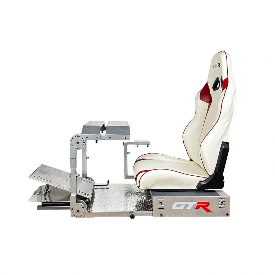 GTR Simulator GTA-Pro Racing Simulator Cockpit Silver Home Workstation ...