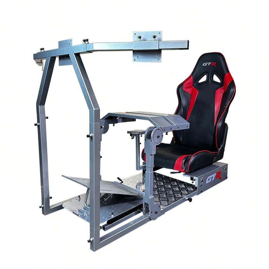 GTR Simulator GTR Simulator GTA-Pro Racing Simulator Cockpit Silver ...