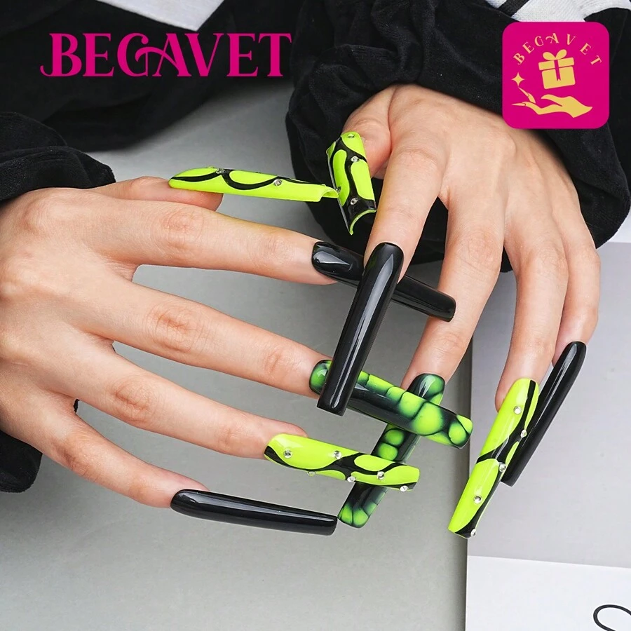Upgrade Your Look With BEGAVET 10pcs 100% Unique Handmade Extra Long ...