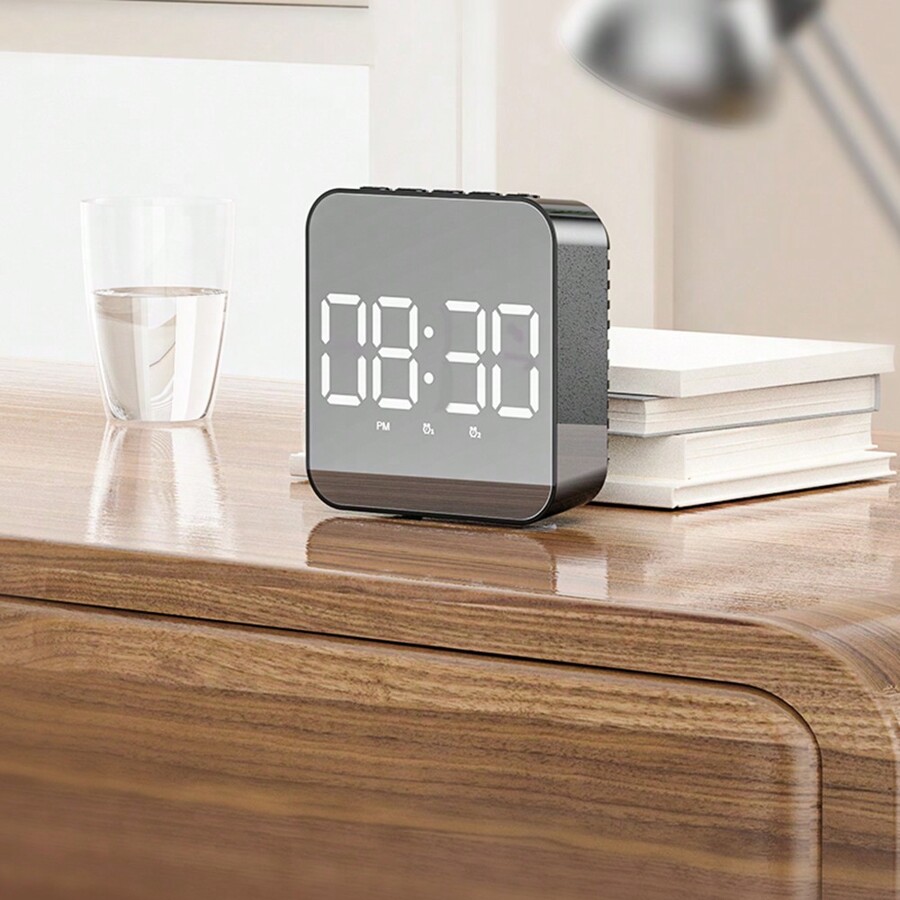 LED Clock, Student Alarm Clock, Plug-In Dual-Purpose Large Screen ...