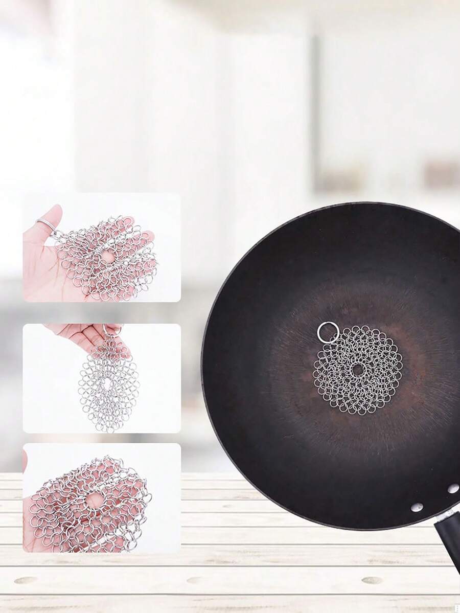 1pc Stainless Steel Rust Remover Brush, For Scrubbing Pans, Dishes, And ...